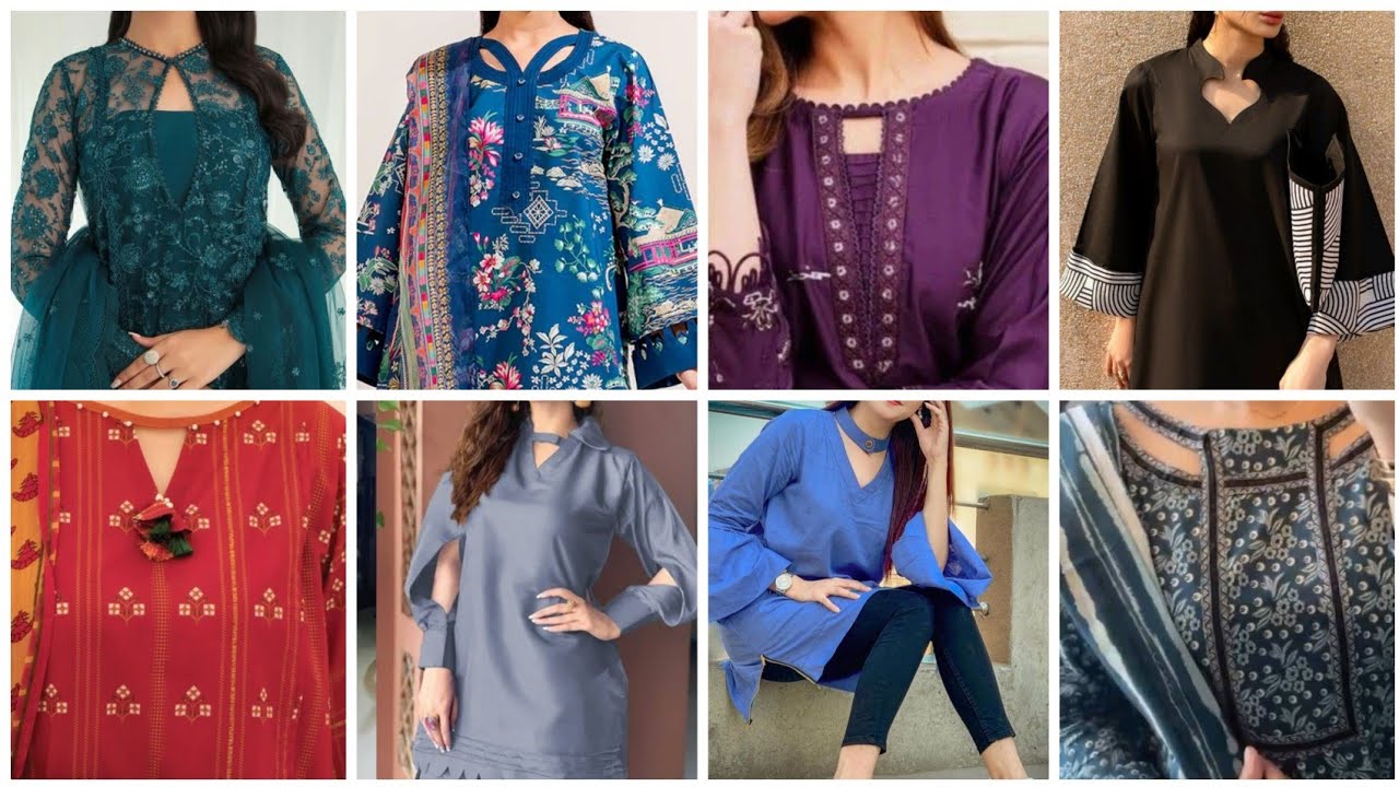 Most Viral Keyhole Summer Neck Designs | Mohri Gala Designs 2025 ...