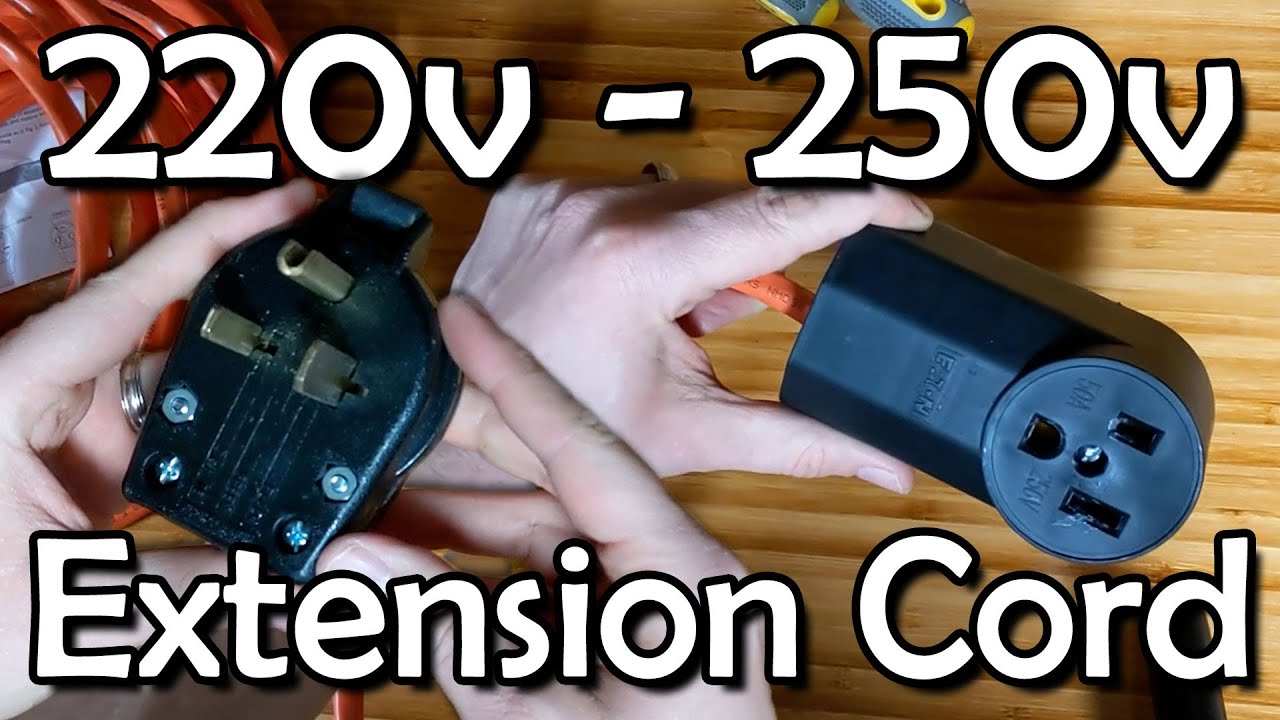 How to Build a 30 amp or 50 amp / 220v Extension Cord - YouTube