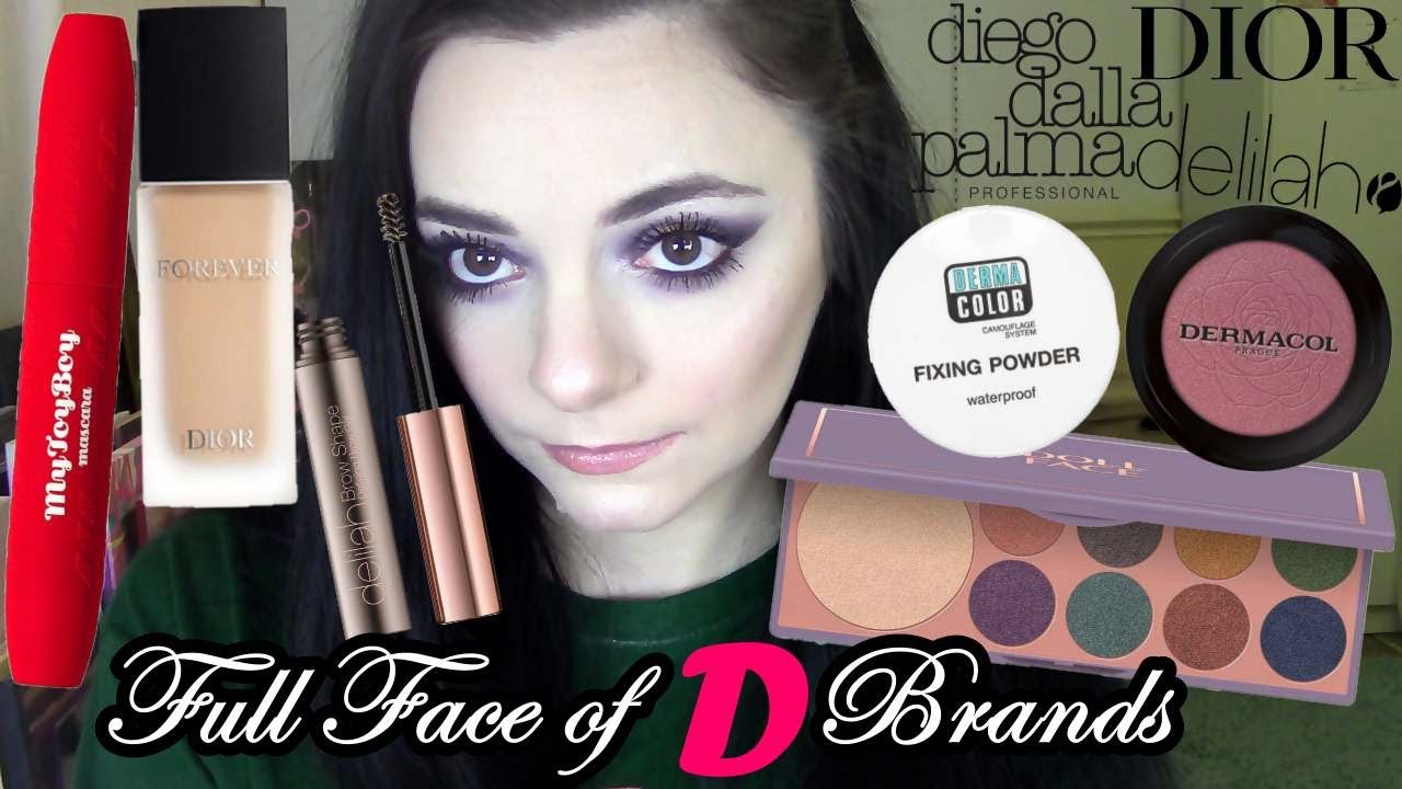 Full Face of 'D' Makeup Brands P2 (Dior, Diego Dalla Palma, Delilah ...