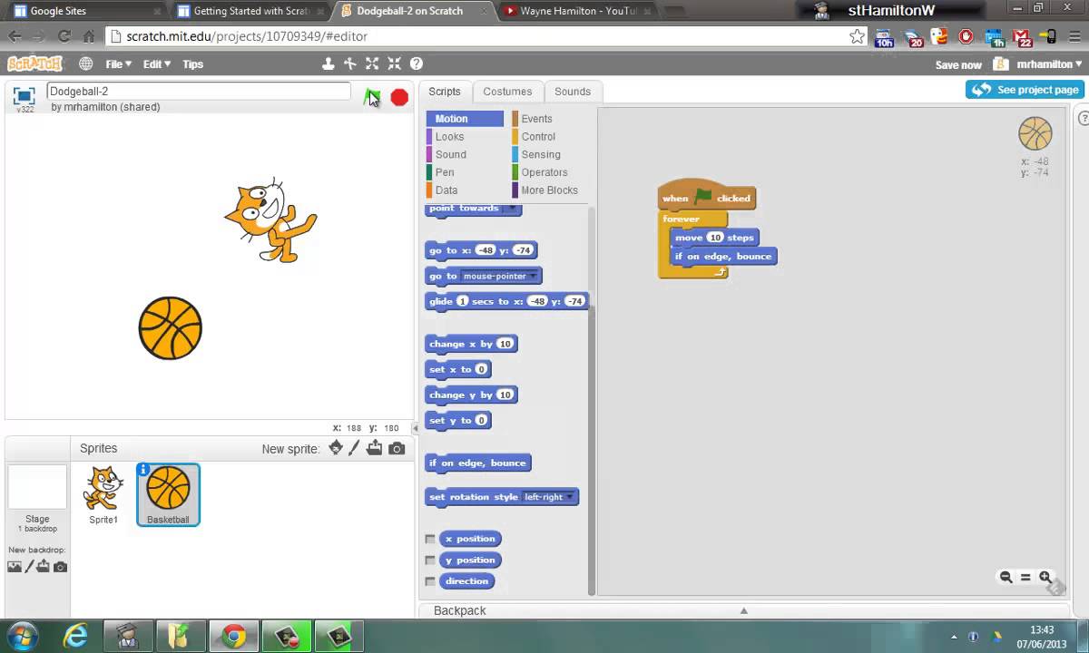 Scratch - Dodgeball 2 - YouTube
