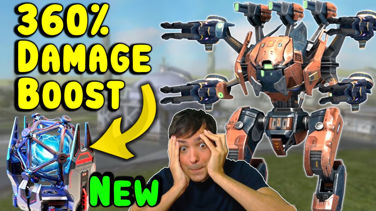 360% Damage? New NUCLEAR AMPLIFIER War Robots Test Server Gameplay WR ...