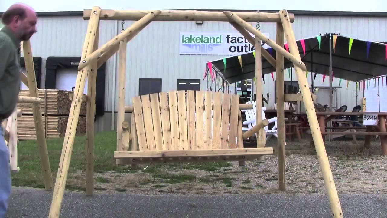 American Made Log Swing vs Imported Log Swing - YouTube
