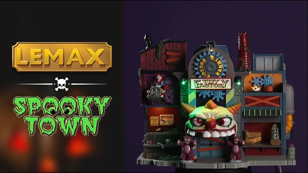 Lemax 05603 Hideous Harry's Toy Factory - YouTube