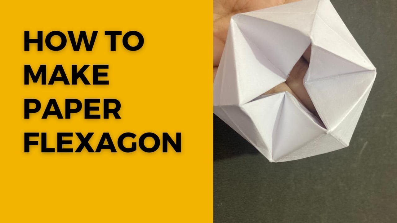 How to make a Paper MOVING FLEXAGON | DIY | ASMR | Thejoyfulacademy ...