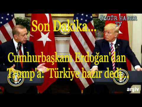 Cumhurbaşkanı Erdoğan'dan Trump'a: 'Türkiye hazır dedi..