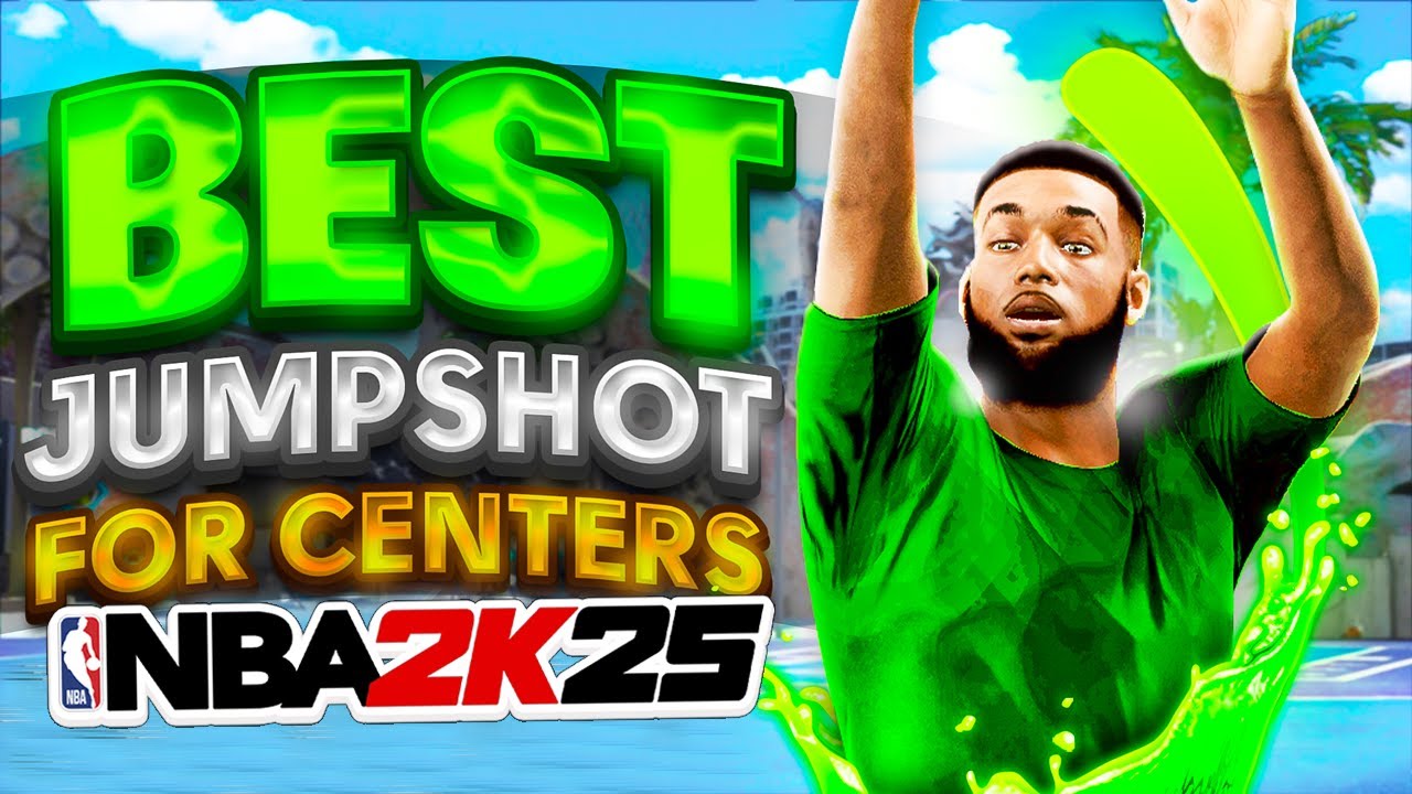 BEST JUMPSHOT FOR ALL CENTERS in NBA 2K25! HIGHEST GREEN WINDOW 100% ...