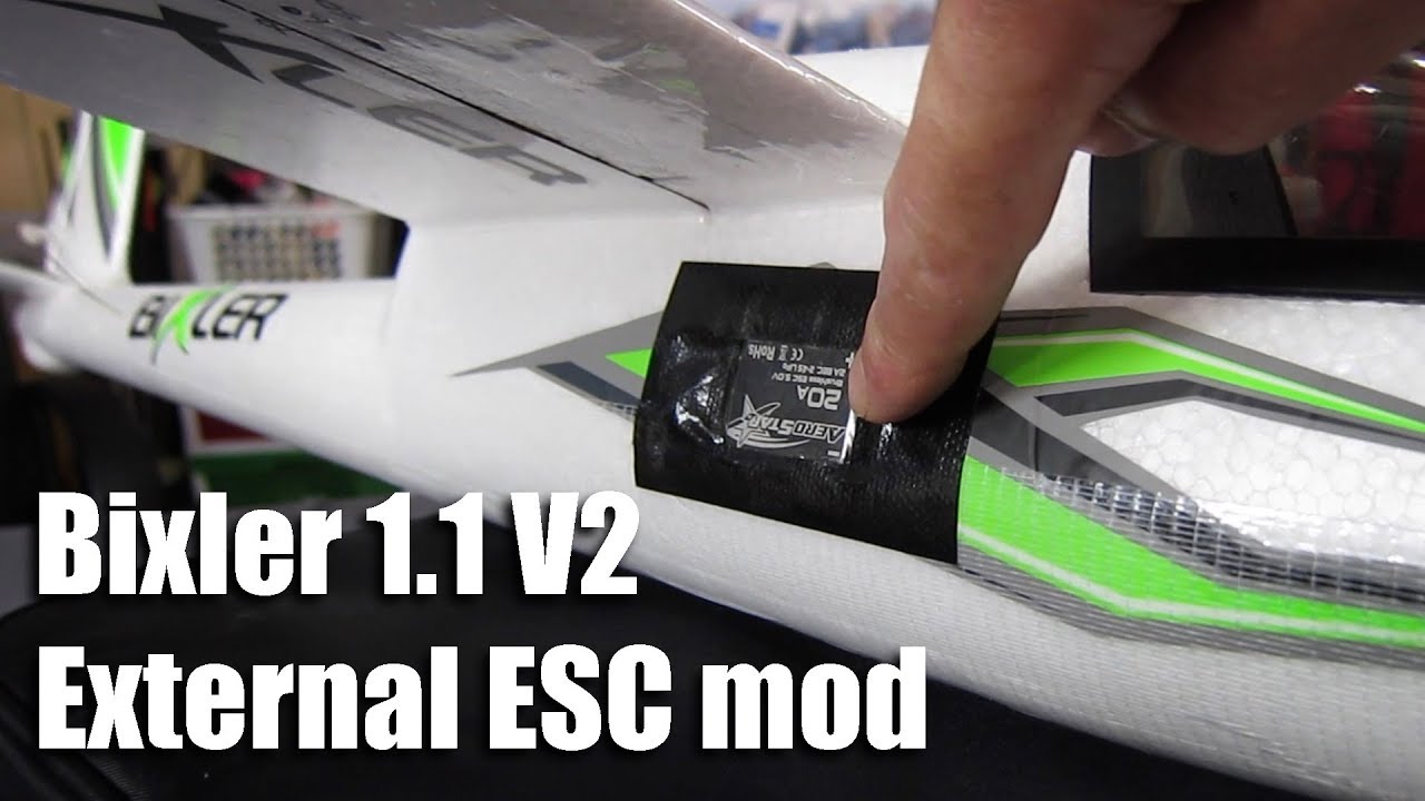 Bix 1.1 V2 External ESC mod - YouTube