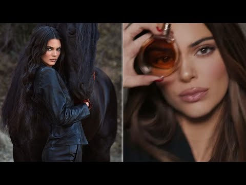 Kendall Jenner looks stunning in BTS look at KKW Fragrance ad - YouTube