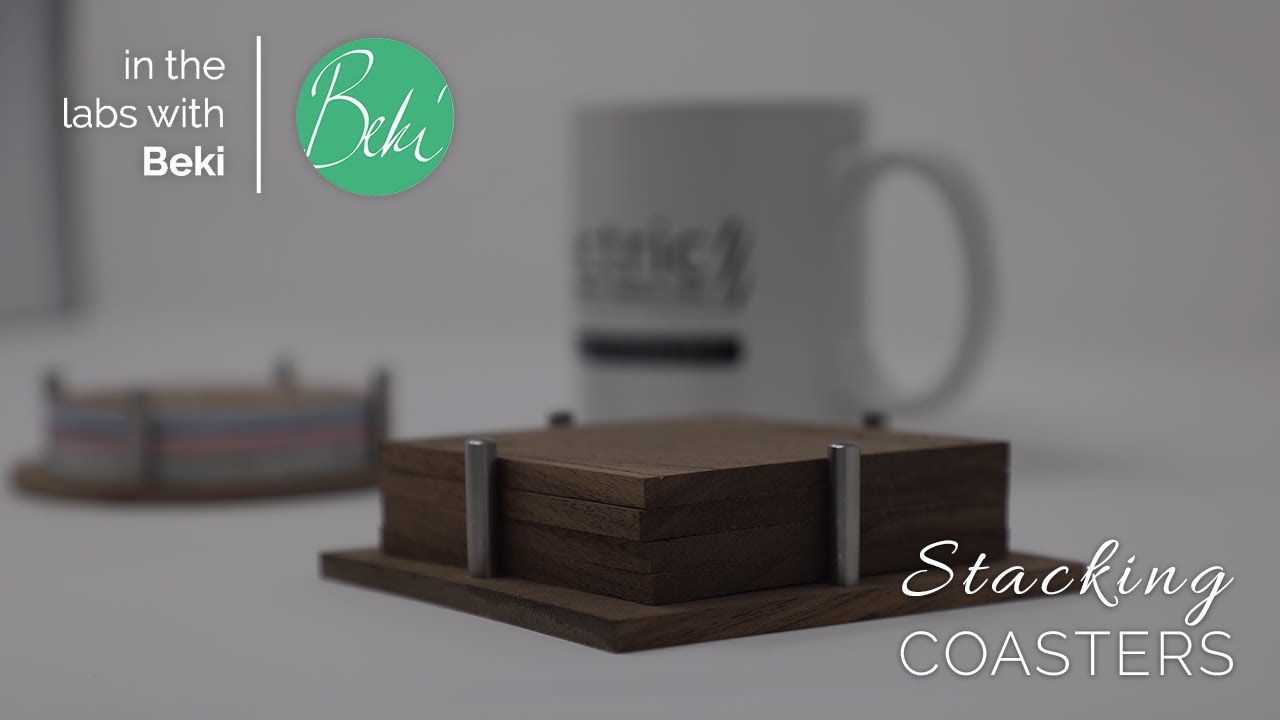 Making Stacking Coasters | In the Labs with Beki | Vectric FREE CNC ...