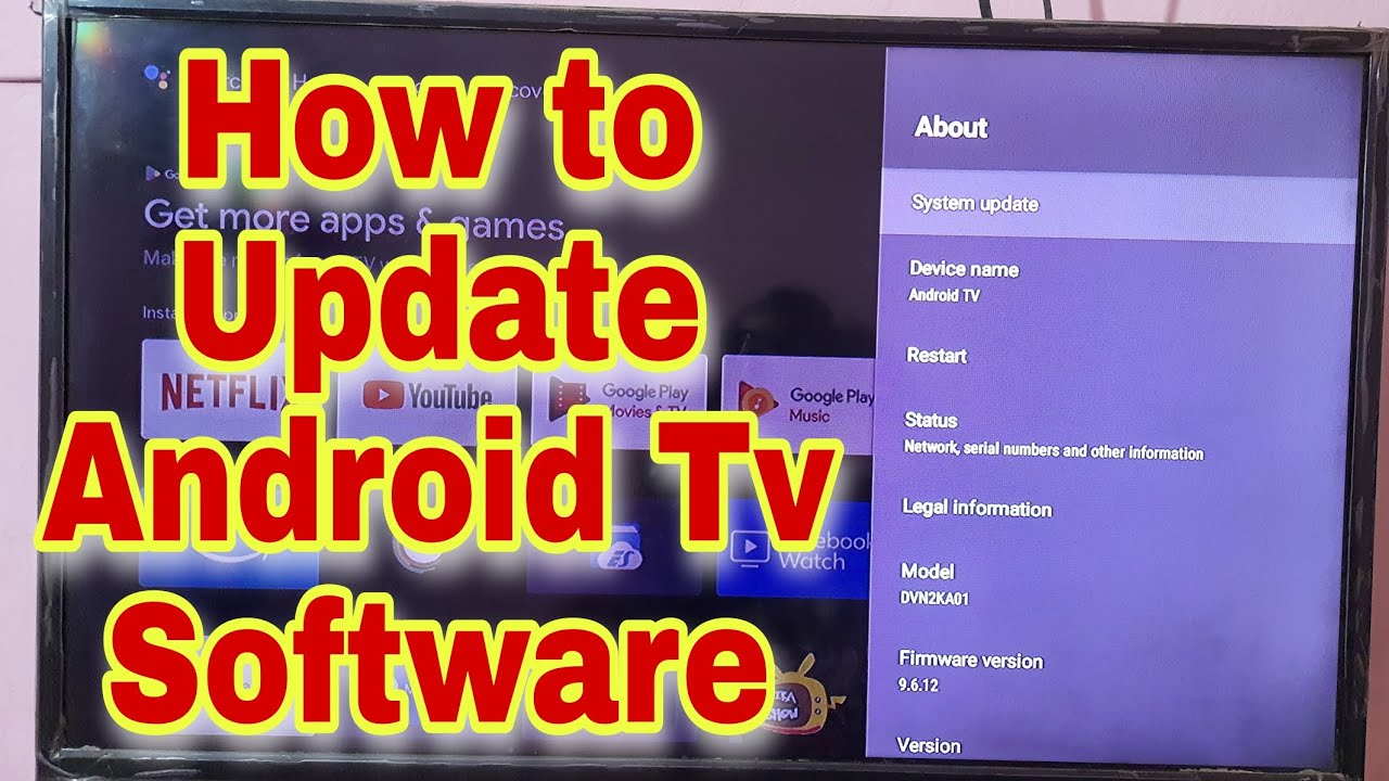 How to Update Android Tv Software | how to update android tv version ...