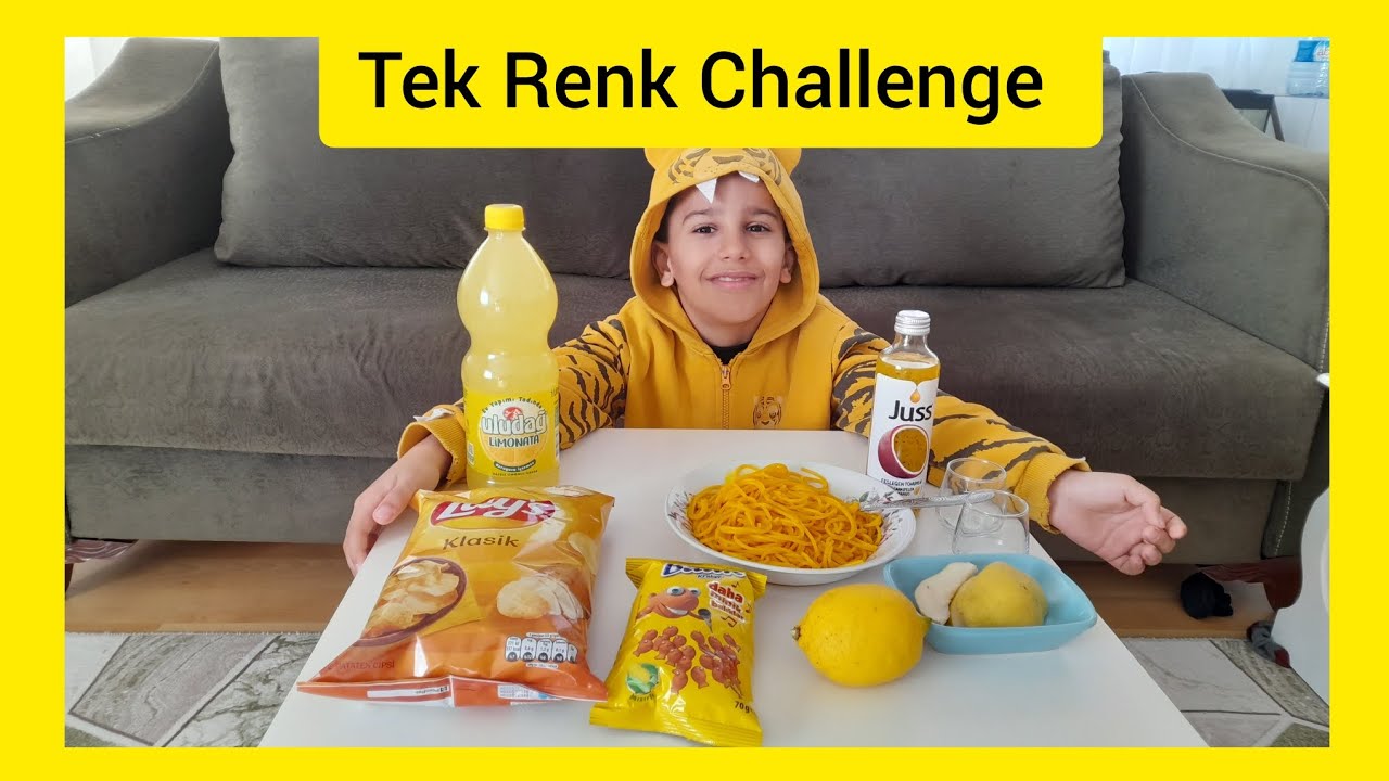 Renk Partisi Tek Renk Challenge Sarı - YouTube