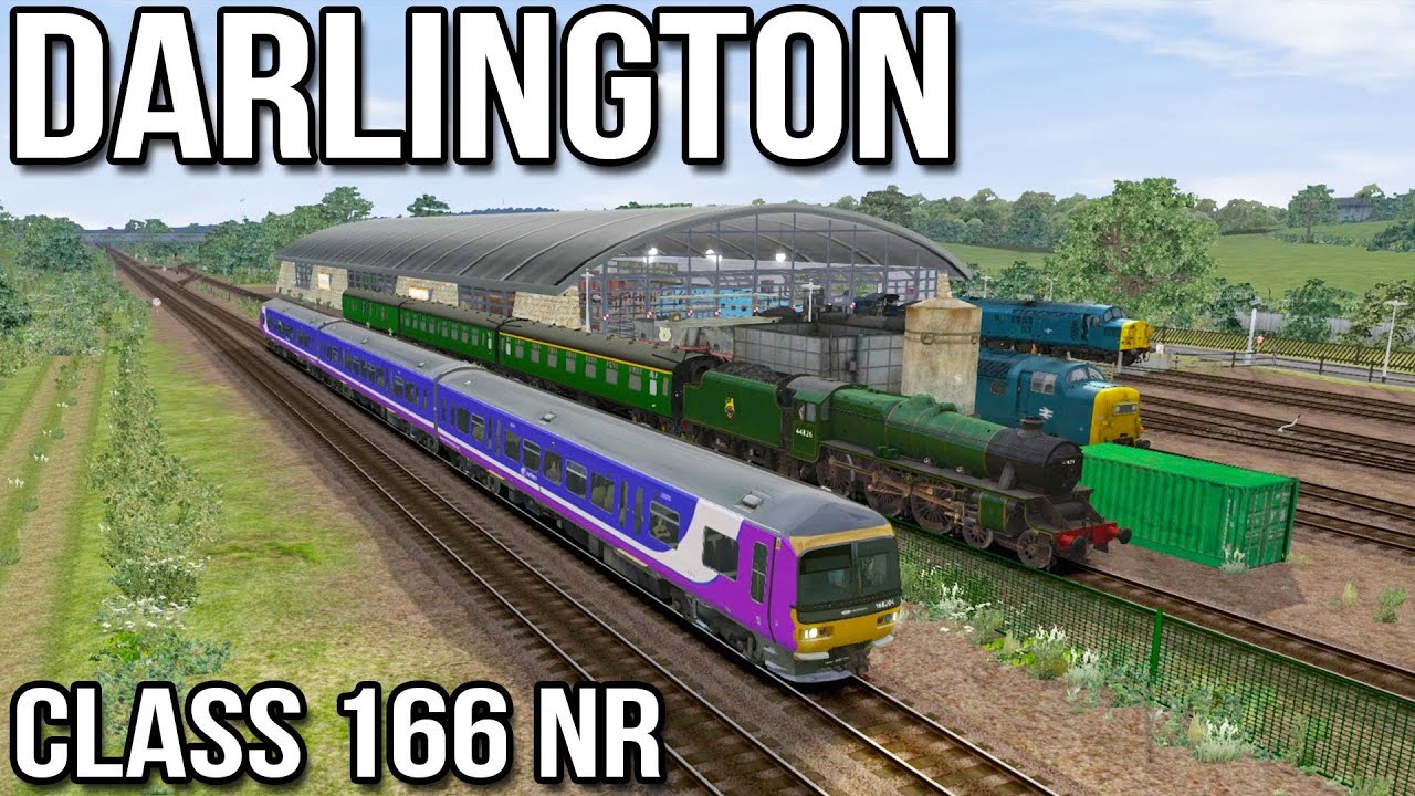 Darlington to Bishop Auckland - Class 166 NR (Train Simulator 2014 ...