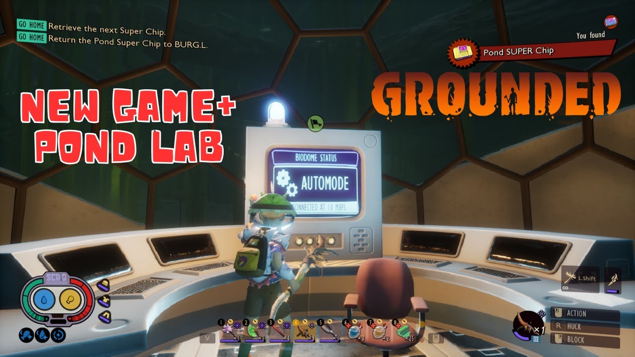 Mencari Chip BURG.L Di Pond Lab, Dapat Patung Ikan Koi - Grounded ...