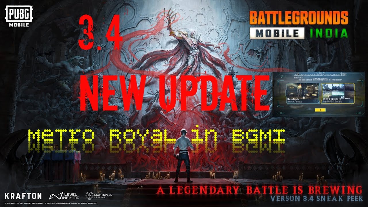 PUBG MOBILE 3.4 || BGMI 3.4 Update #bgmi #pubgmobile #gameplay # ...