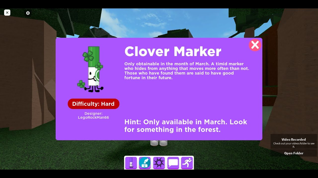 How to Get Clover Marker - Find The Markers - YouTube