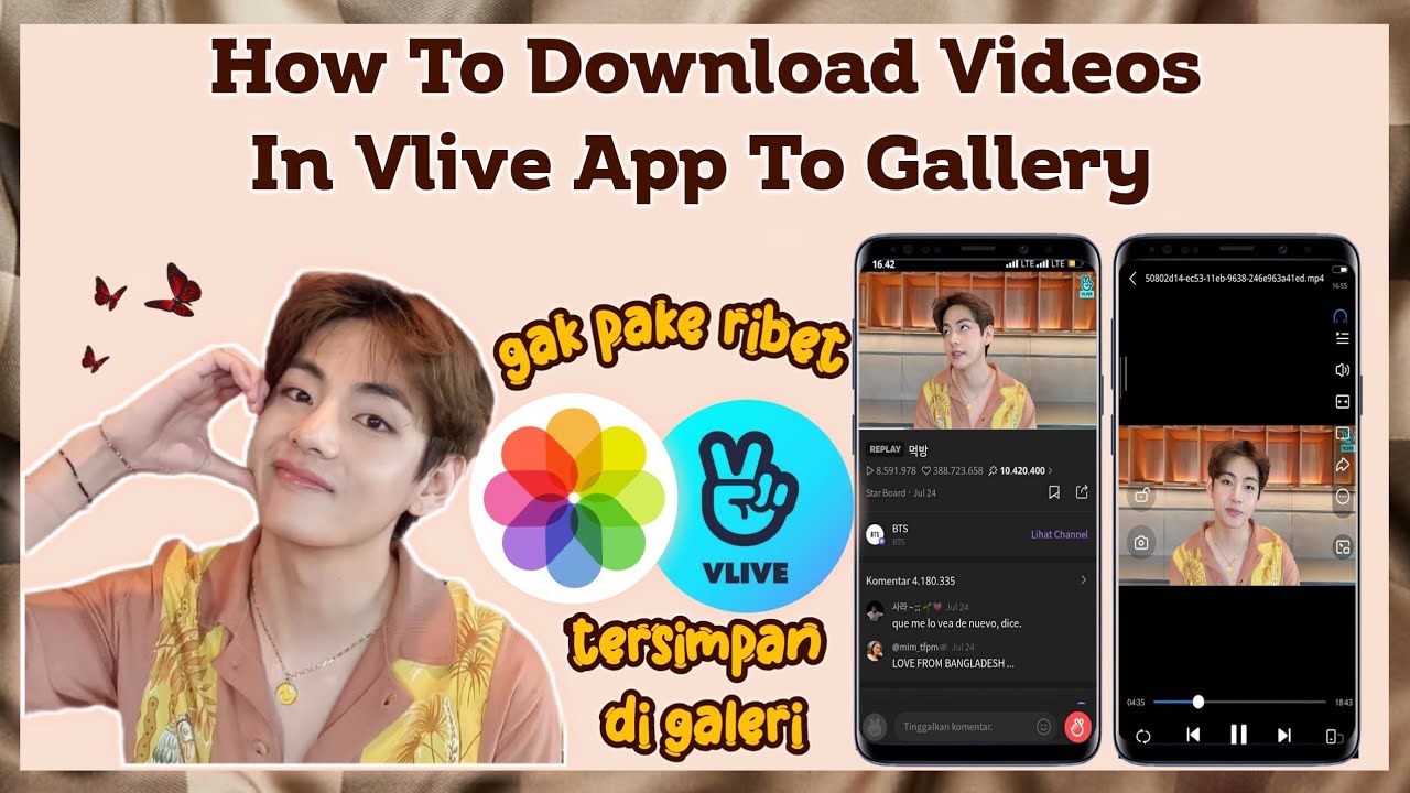 How To Download Videos In Vlive App To Gallery - YouTube
