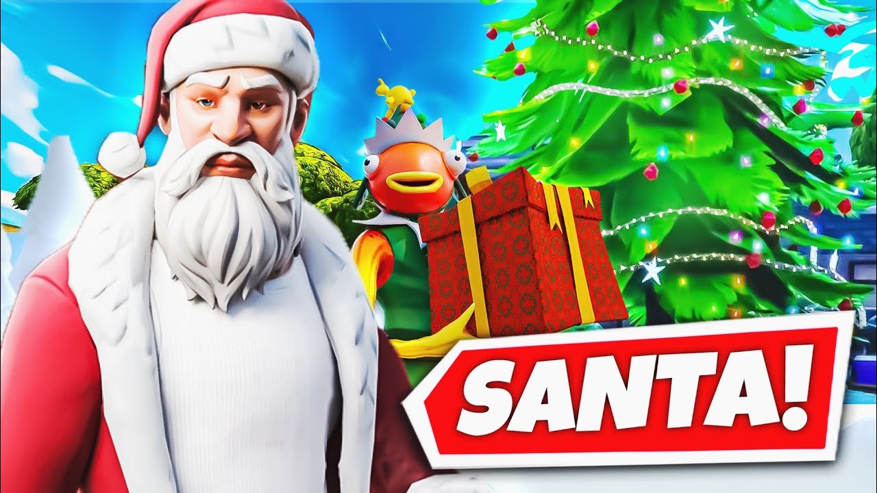 SANTA in FORTNITE!?! *PRESENT DELIVERY FORTNITE MAP* (Fortnite Creative ...