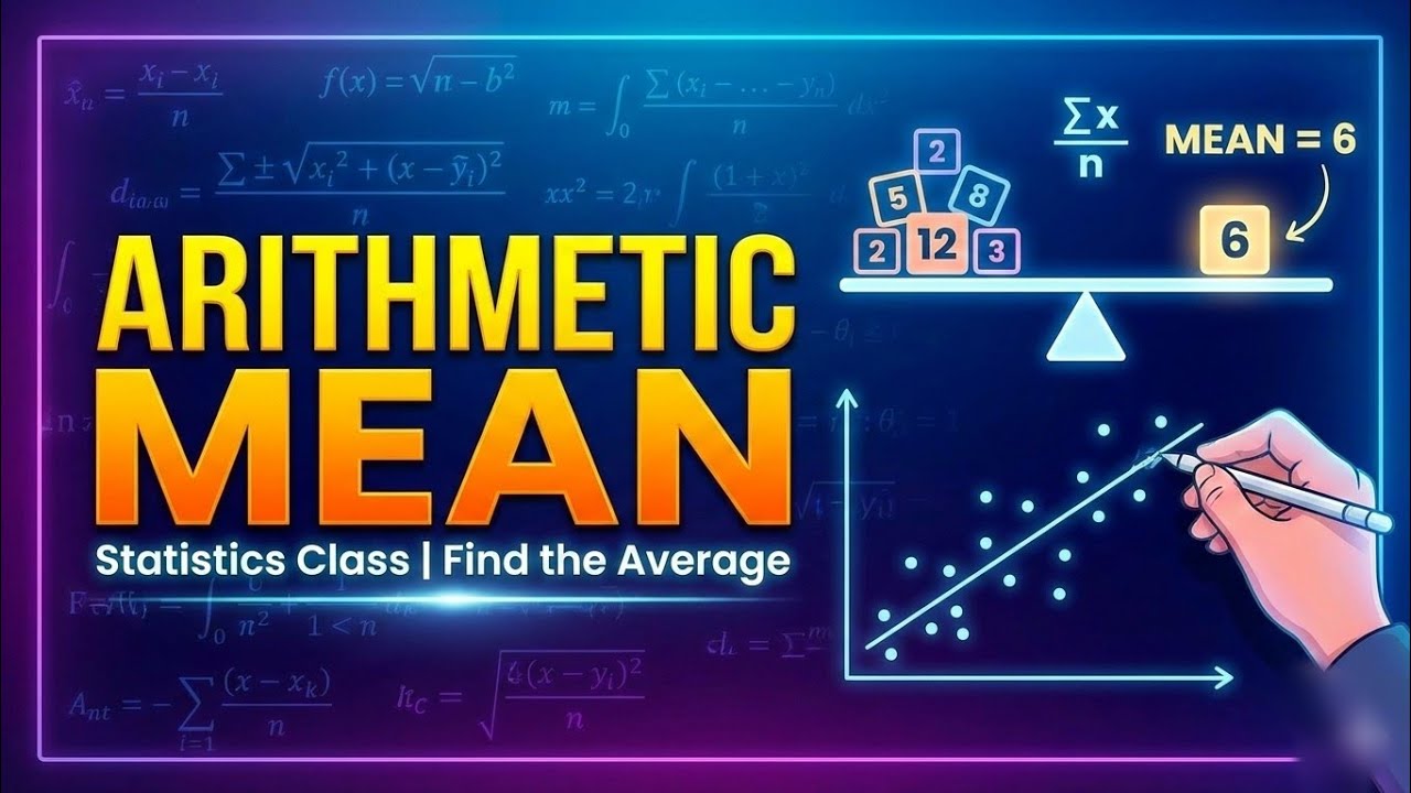 3 Easy Ways to Find Arithmetic Mean (Individual Series) 💯 - YouTube