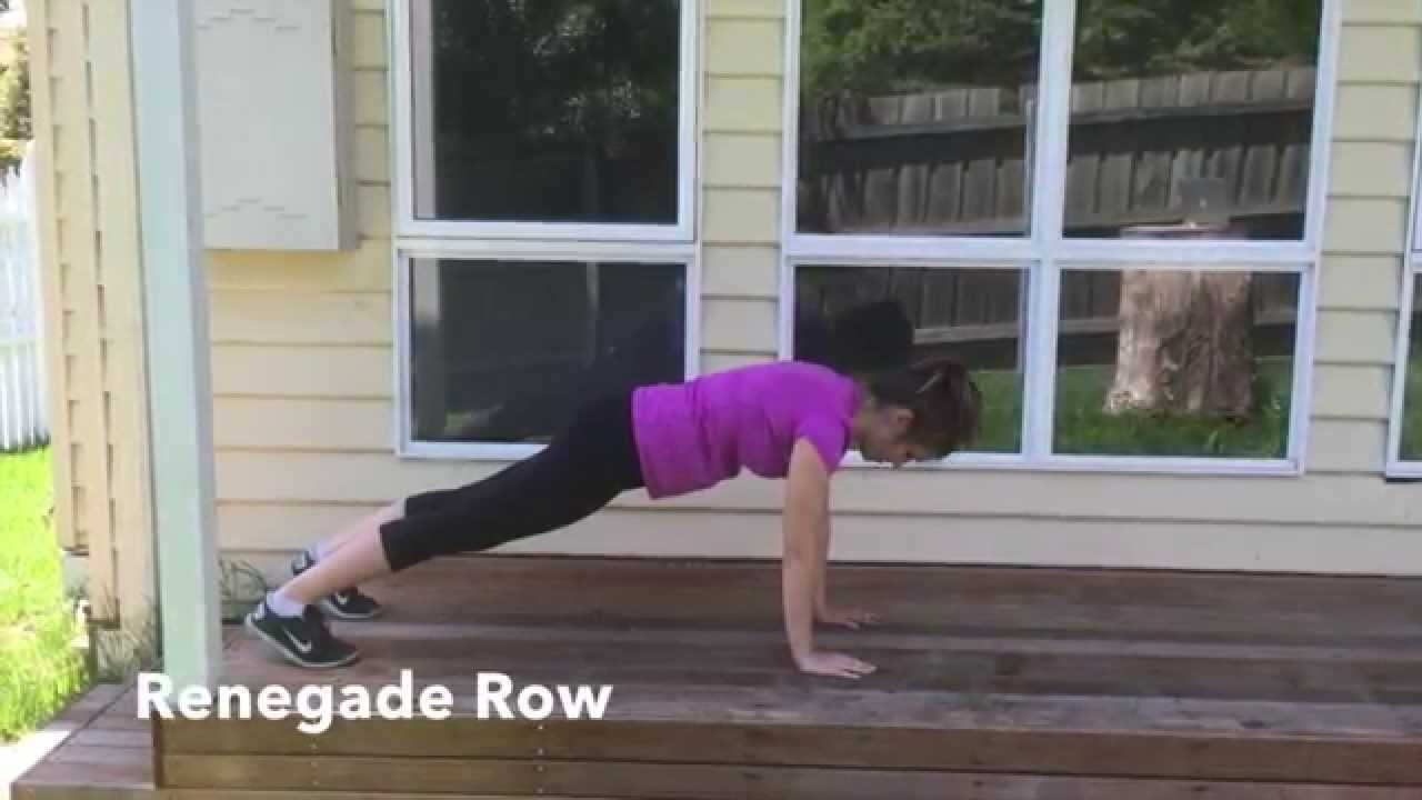 How To Do A Renegade Row (Bodyweight Exercise) - Hillworks Online ...