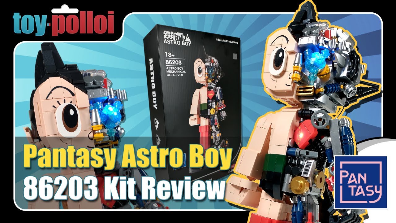 Astro Boy Mechanical Clear Version with Light Kit build & review - Toy ...
