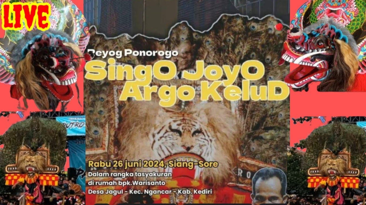 cakrawala channel sedang live sekarang! reog asli Ponorogo ft. CW AUDIO ...