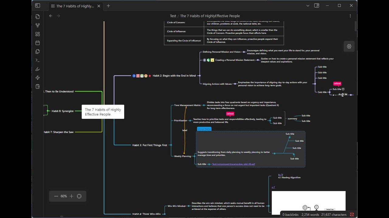 How to use markmind of obsidian mindmap plugin - YouTube
