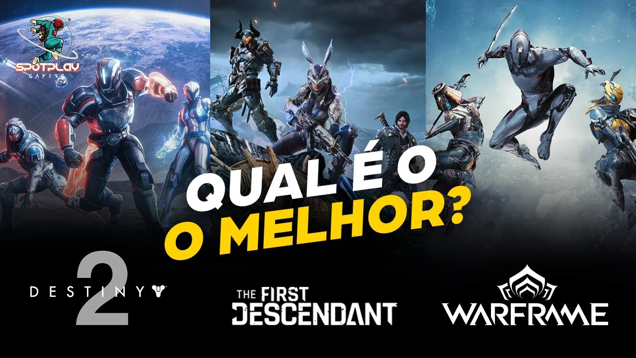 QUAL É O MELHOR? Destiny, Warframe ou The First Descendant? Review e ...