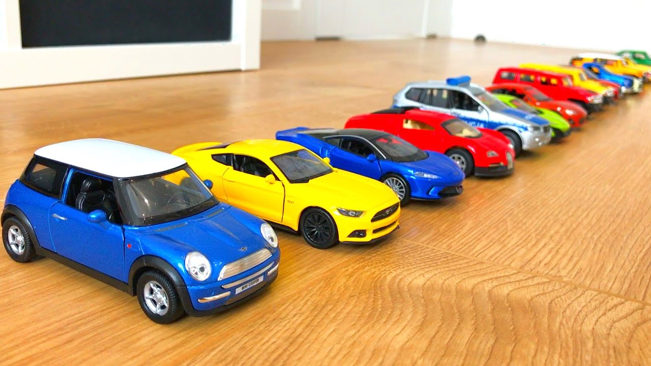 Push Cars forward, Let's Go Pull back cars. Smaller Diecast Model Cars ...