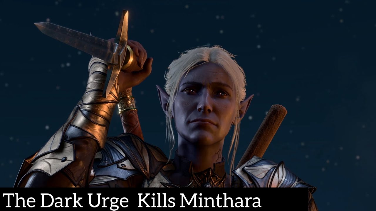 The Dark Urge Drow Kills Minthara | Act 1 | Ultra 4k | Baldur's Gate 3 - YouTube
