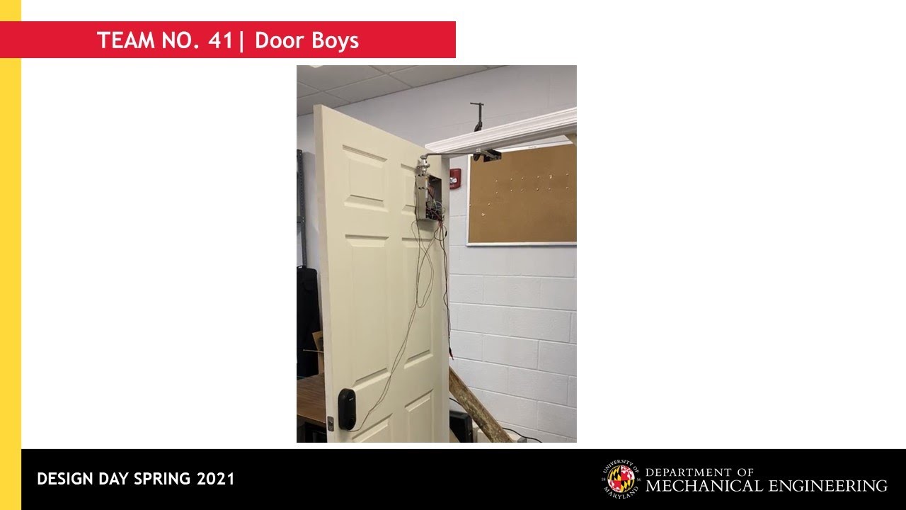 Team No 41 Door Boys Hands-Free Automatic Door Opener - YouTube
