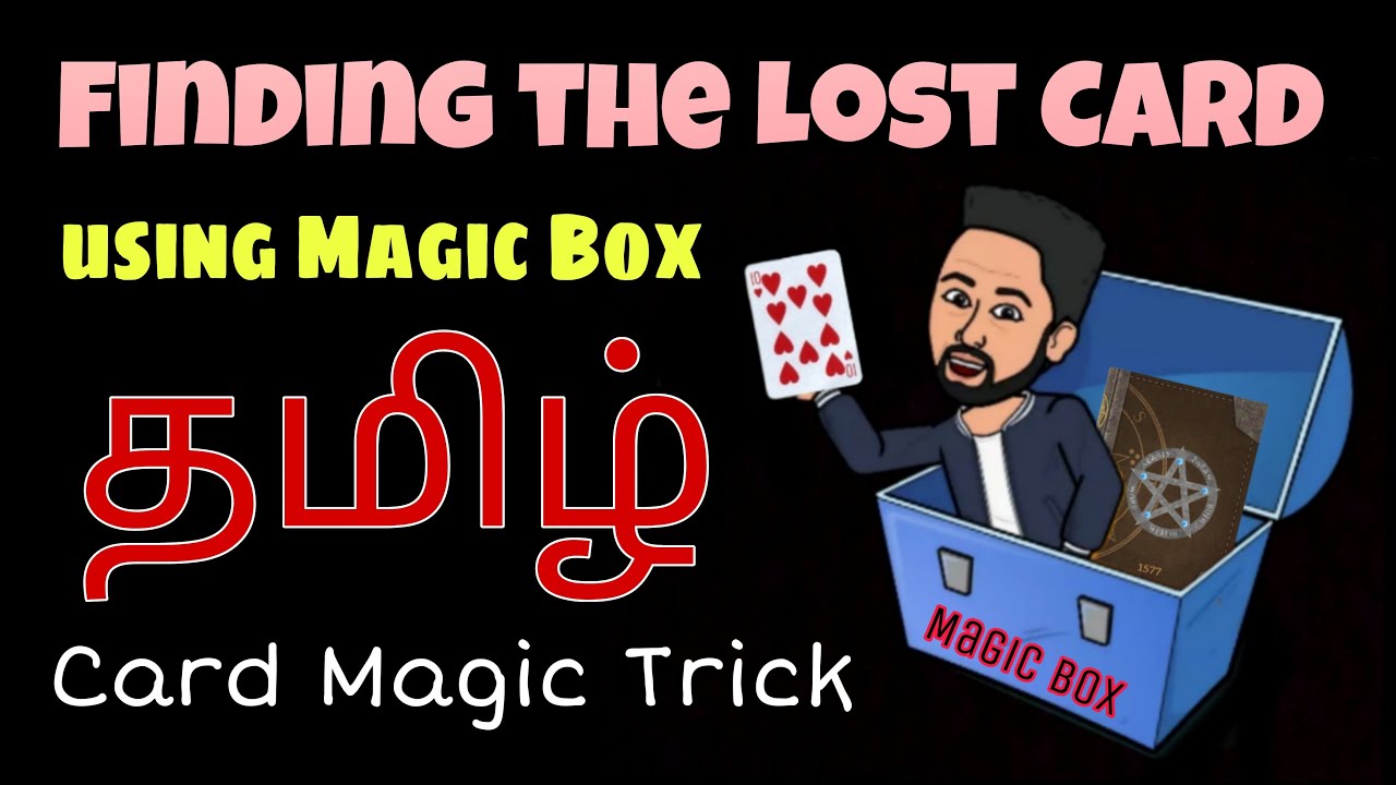 Finding the Lost Card using Magic Box Tamil | Card Magic Trick - YouTube