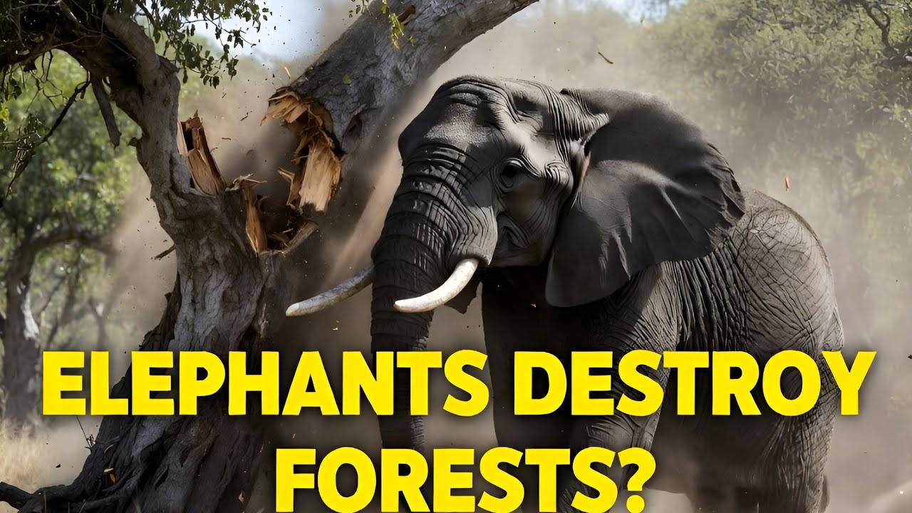 How Elephants Destroy Whole Forests (The Shocking Truth) - YouTube