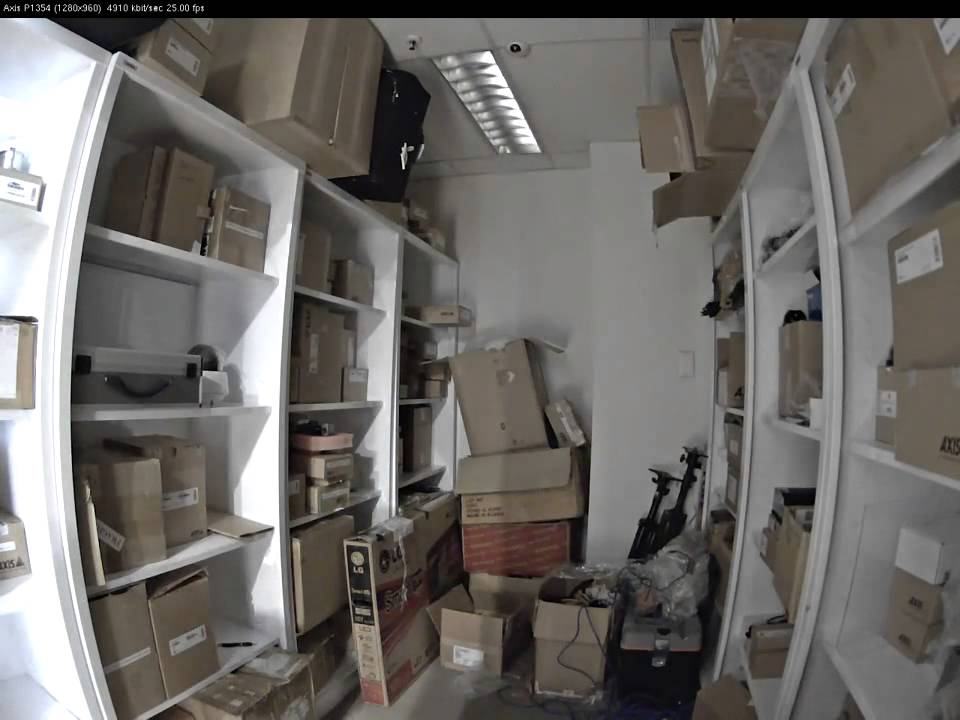 Пример работы IP-камеры видеонаблюдения AXIS P1354/AXIS P1354-E - YouTube