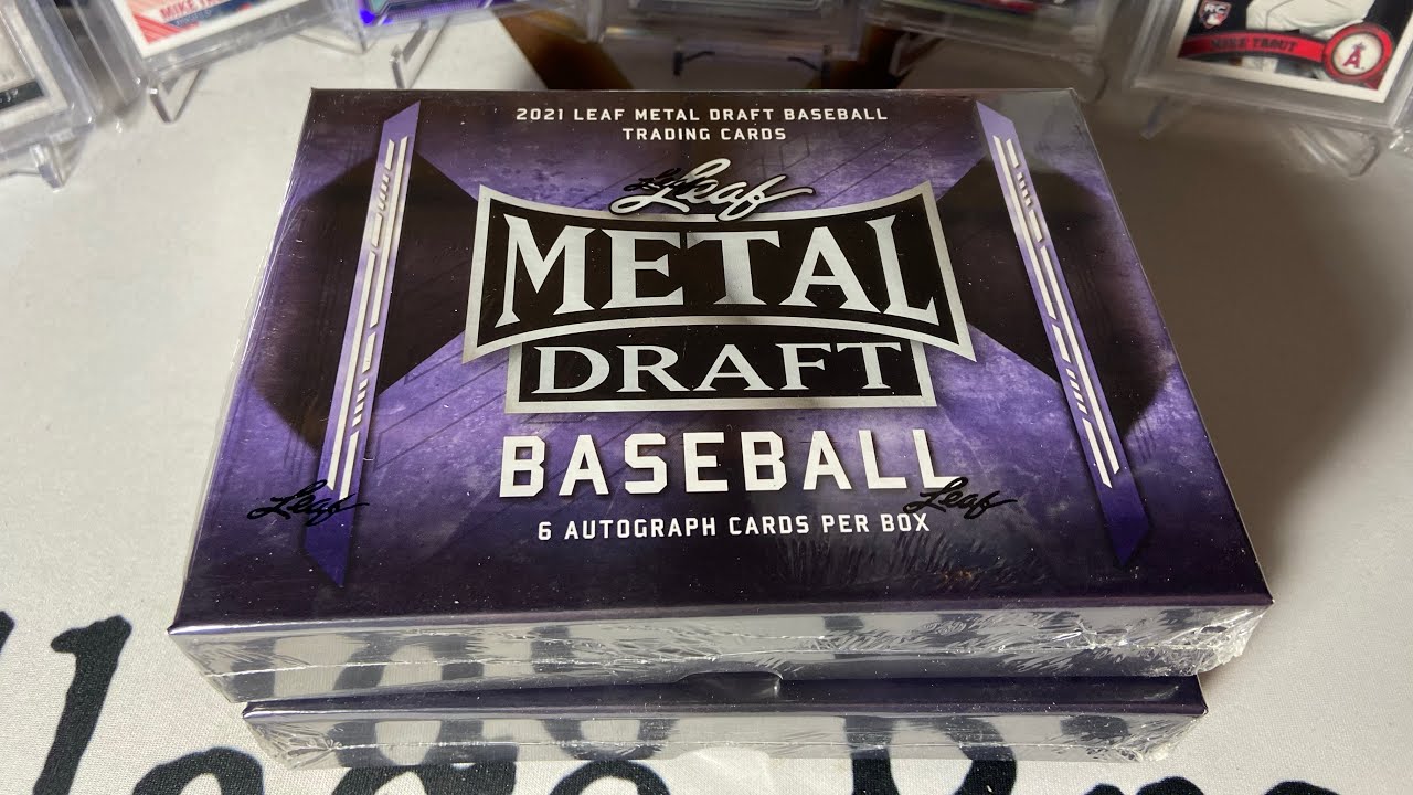 2021 Leaf Metal Draft - boxes 3 and 4 of half case with ...