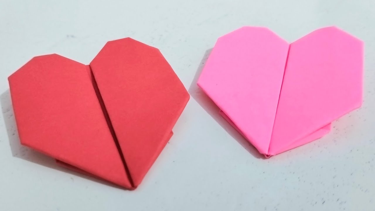 Kreativitas Origami LOVE💕 - YouTube