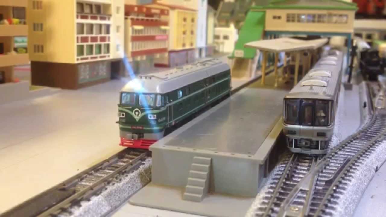 DF4B N scale with Sound decoder - YouTube