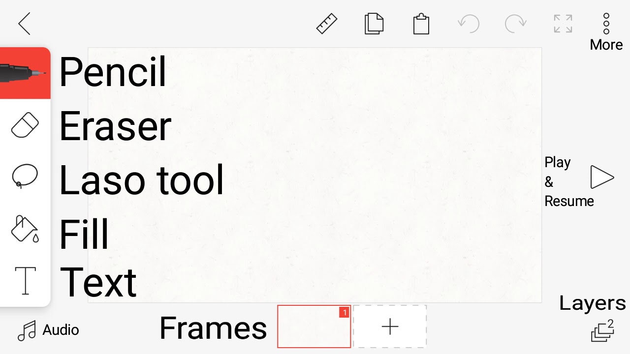 Flipaclip Basic tools name. - YouTube