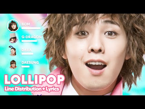 BIGBANG & 2NE1 - LOLLIPOP (Line Distribution + Lyrics Karaoke) PATREON REQUESTED
