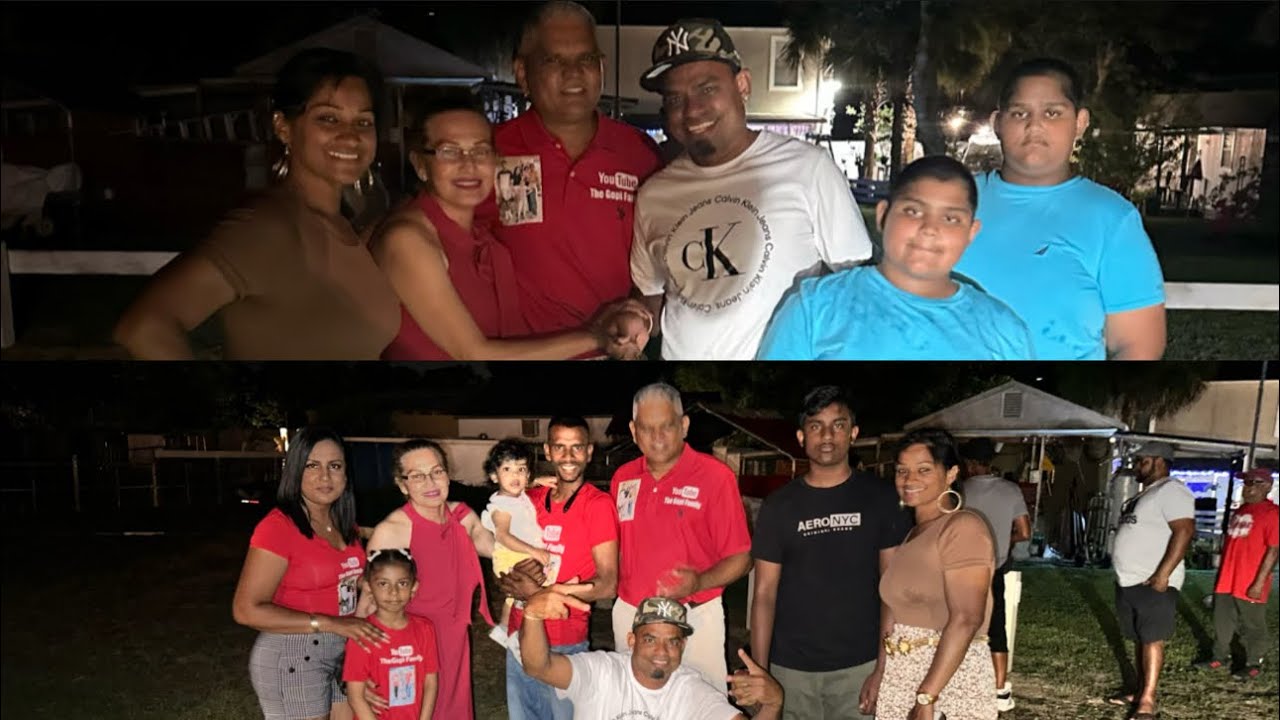 🇬🇾 Uncle Anwar | The Gopi Family | BDay | Memorial Day | Outdoor | Fun ...