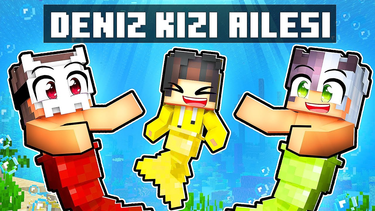 DENİZ KIZI Olarak DOĞUMDAN - ÖLÜME! 🧜‍♀️ | Minecraft - YouTube