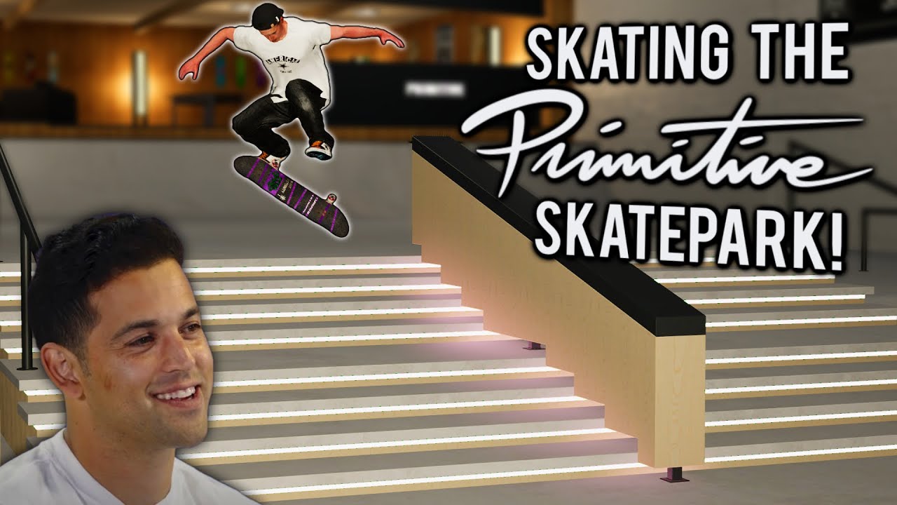 Skating the PRIMITIVE SKATEPARK in Skater XL - YouTube