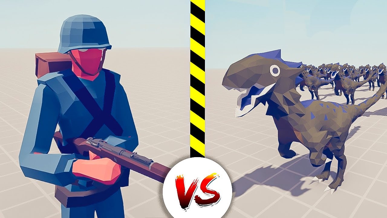 Germany Soldiers vs Dinosaurs (Totally Accurate Battle Simulator) Tabs ...
