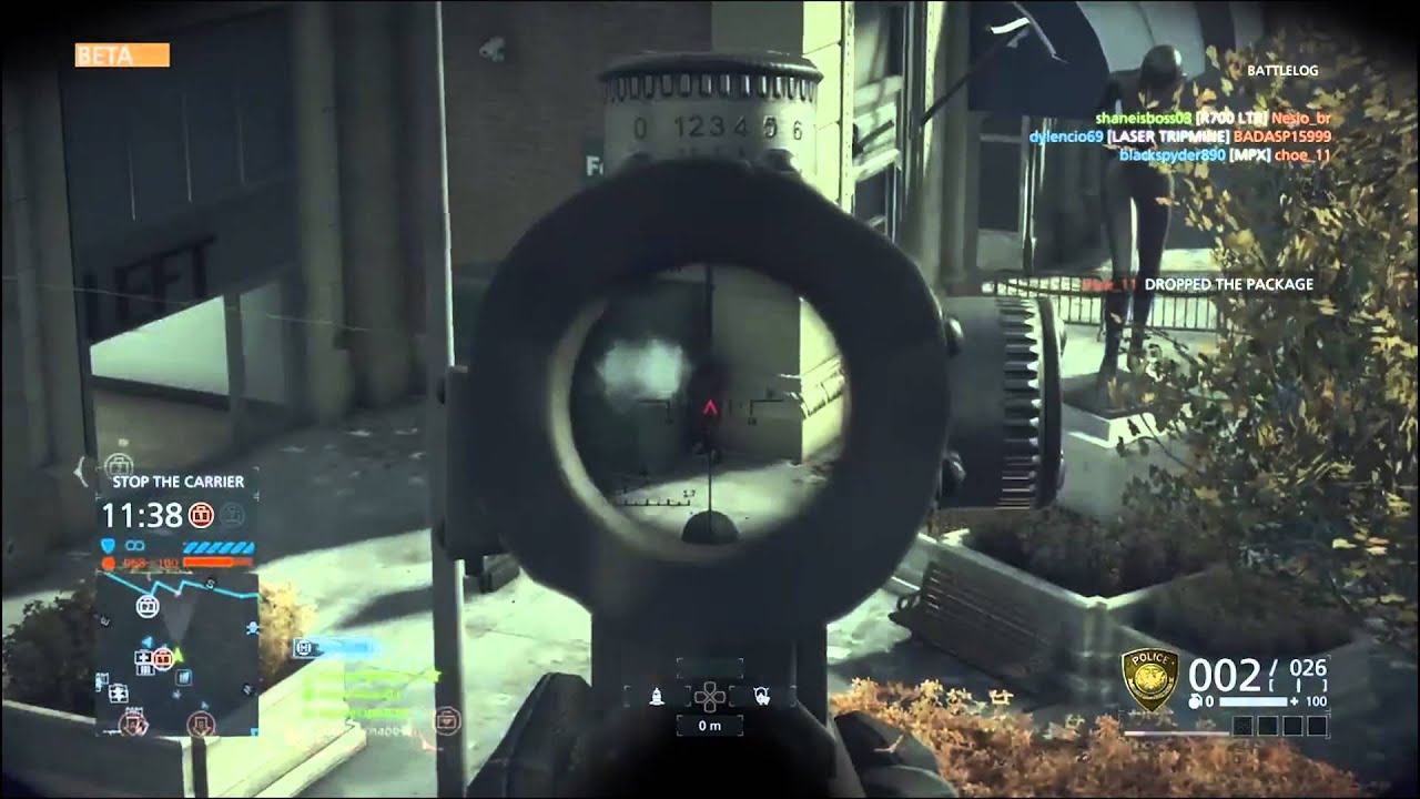 R700 LTR Sniper Review with Magnum Rounds - Battlefield Hardline - YouTube