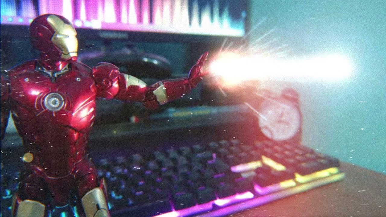 Iron Man Stop Motion Animation test - YouTube