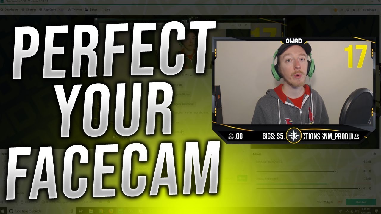 How to Perfect Your Facecam for Streaming - YouTube