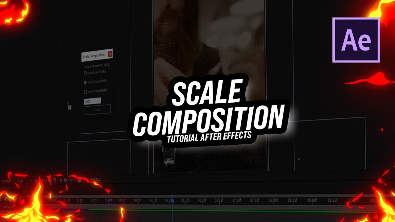 Como redimensionar um projeto de forma correta no After Effects | TUTORIAL - YouTube