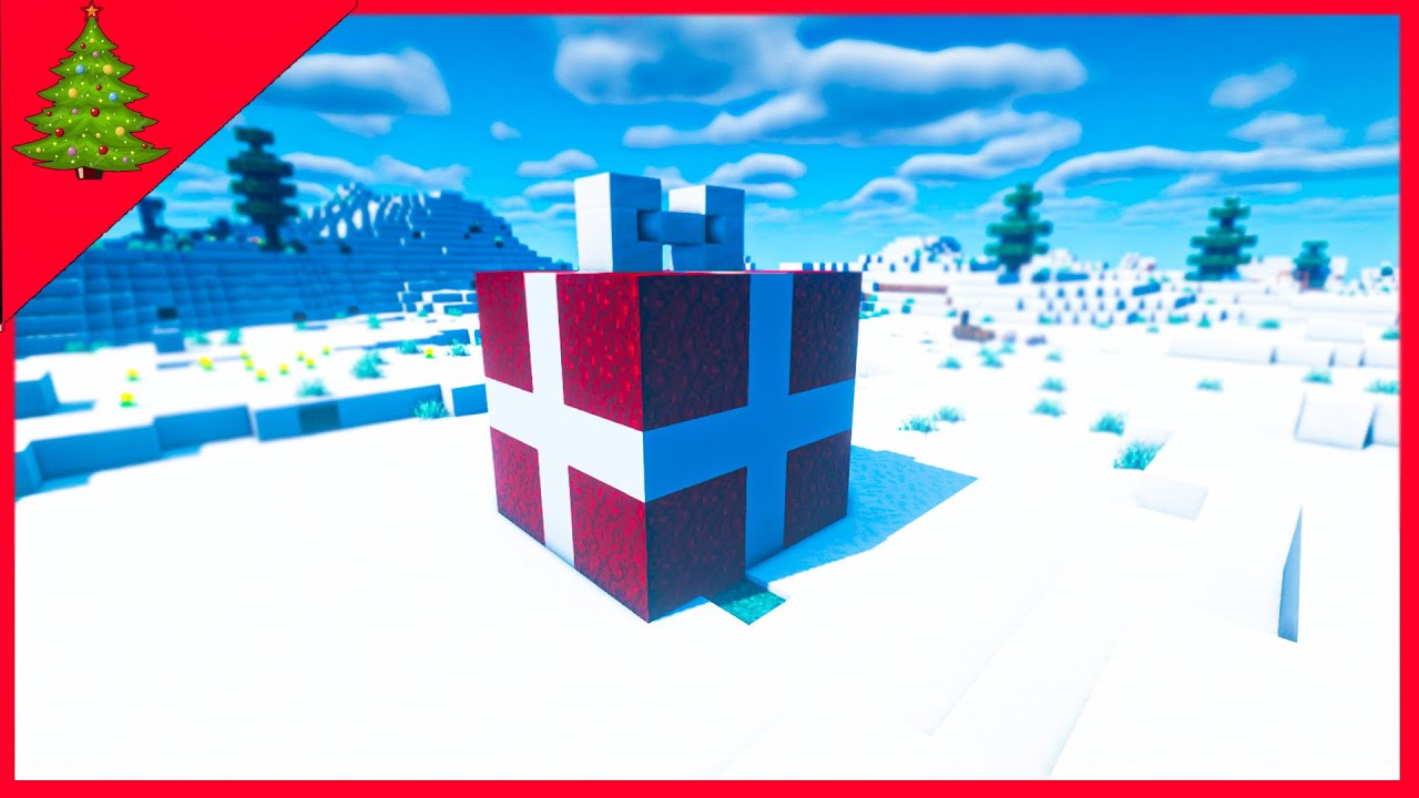Minecraft: Jak zbudować Prezent | Poradnik - YouTube