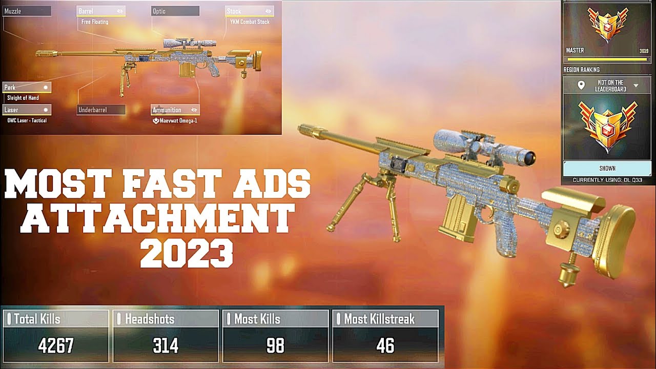 🤣 MOST POWERFUL ATTACHMENTS FOR DLQ33 SNIPER | CHANGE YOUR ATTACHEMENTS ...