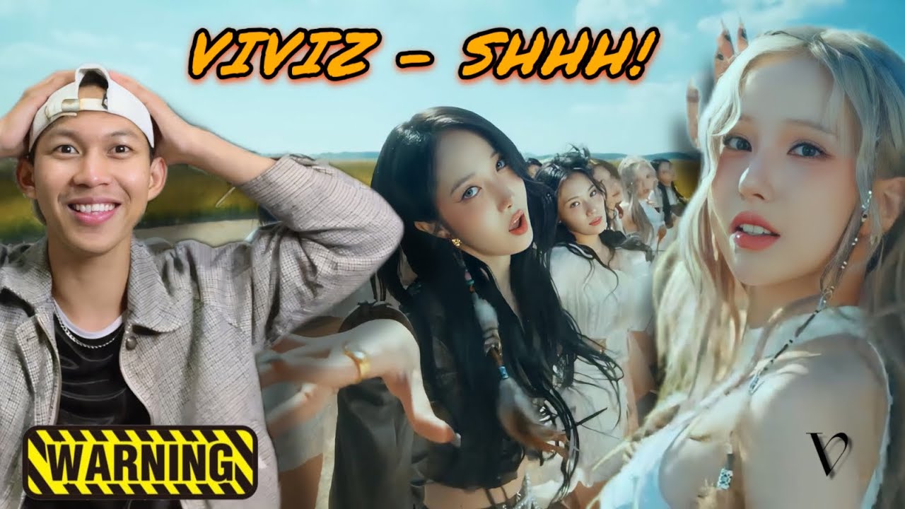 BERGETAR BIDUANKU😭🔥 | VIVIZ - 'SHHH!' MV REACTION!!! - YouTube