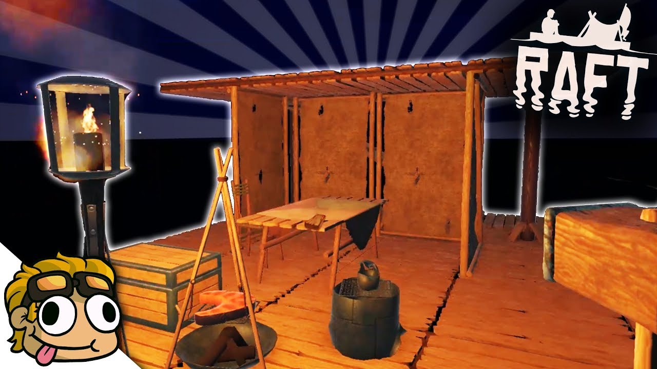 BUILDING OUR OCEAN BASE! | Raft Survival Game Gameplay #2 - YouTube